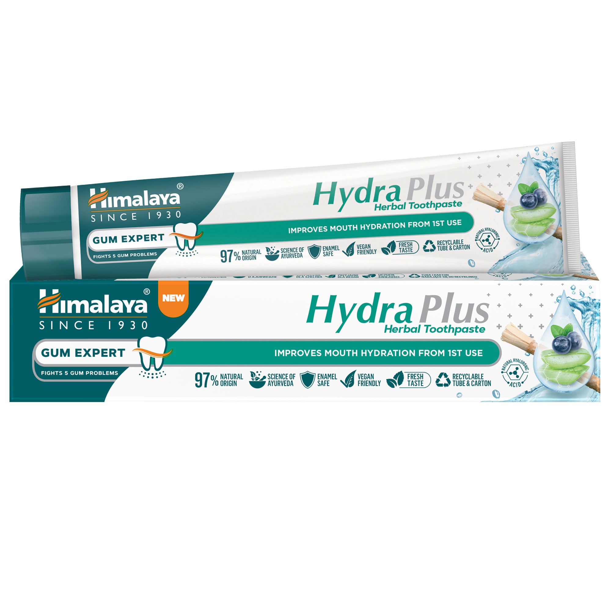 Himalaya Gum Expert Hydra Plus Herbal Toothpaste - 75 ml – Himalaya Wellness (Europe)