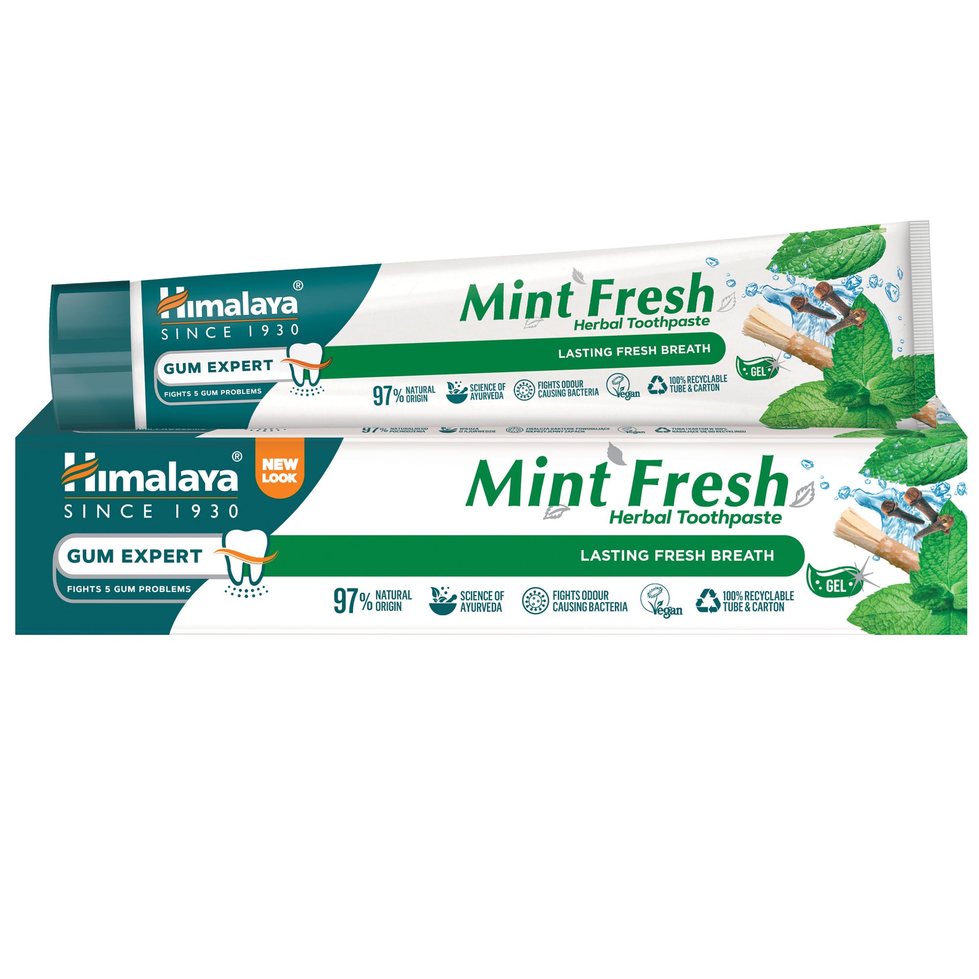 Himalaya Gum Expert Herbal Toothpaste - Mint Fresh - 75 ml – Himalaya ...